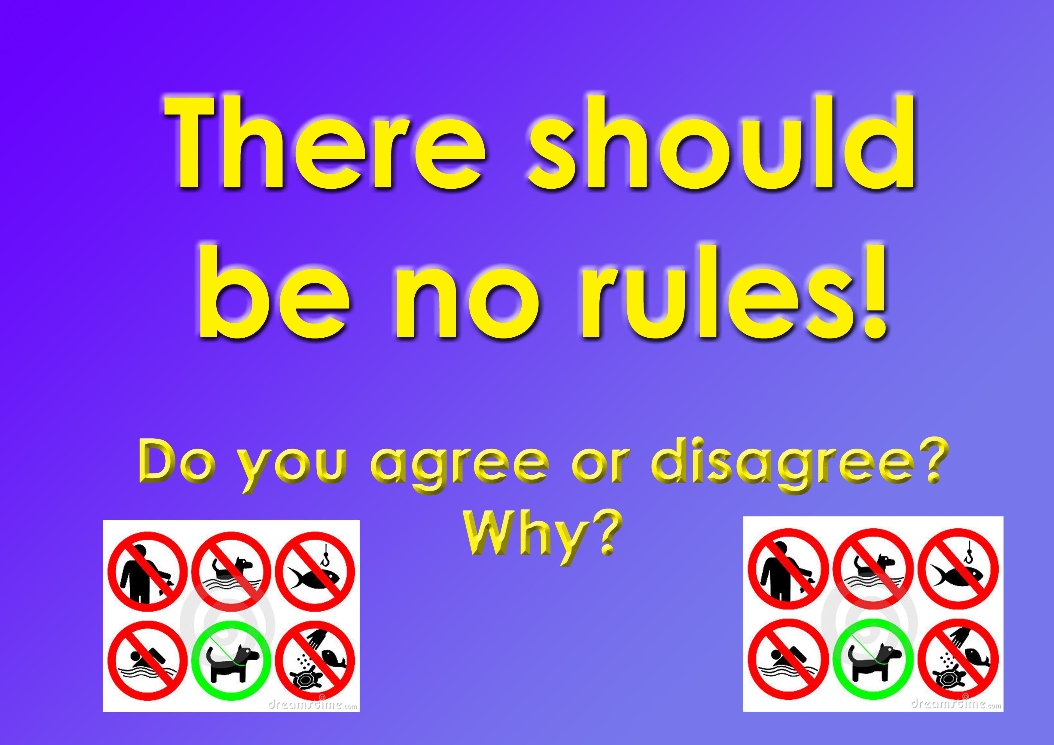 no rules – Heavers Farm Primary School