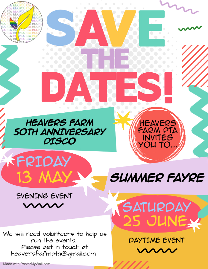 Heavers Farm Events – Heavers Farm Primary School