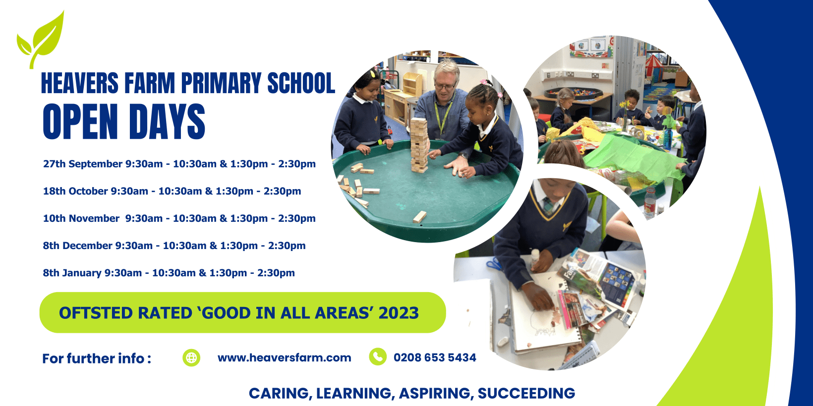 Open Days – Heavers Farm Primary School